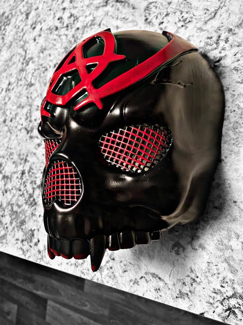 Tech N9ne Skull Mask – Gothic Resin Mask, Halloween Costume - Etsy