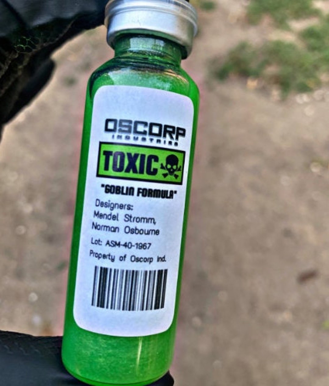 Oscorp Goblin Formula Vial - Etsy