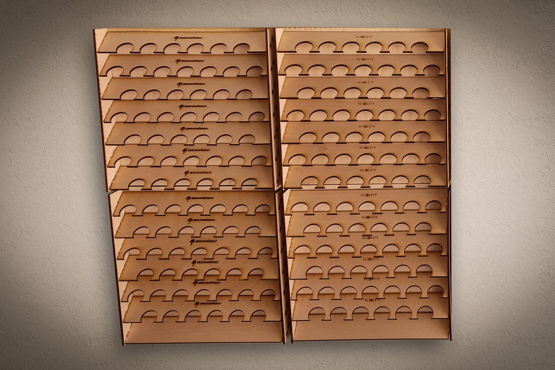 GREAT RACK System -the BIG Rack 4 Section Bundle - Miniature Painter's ...