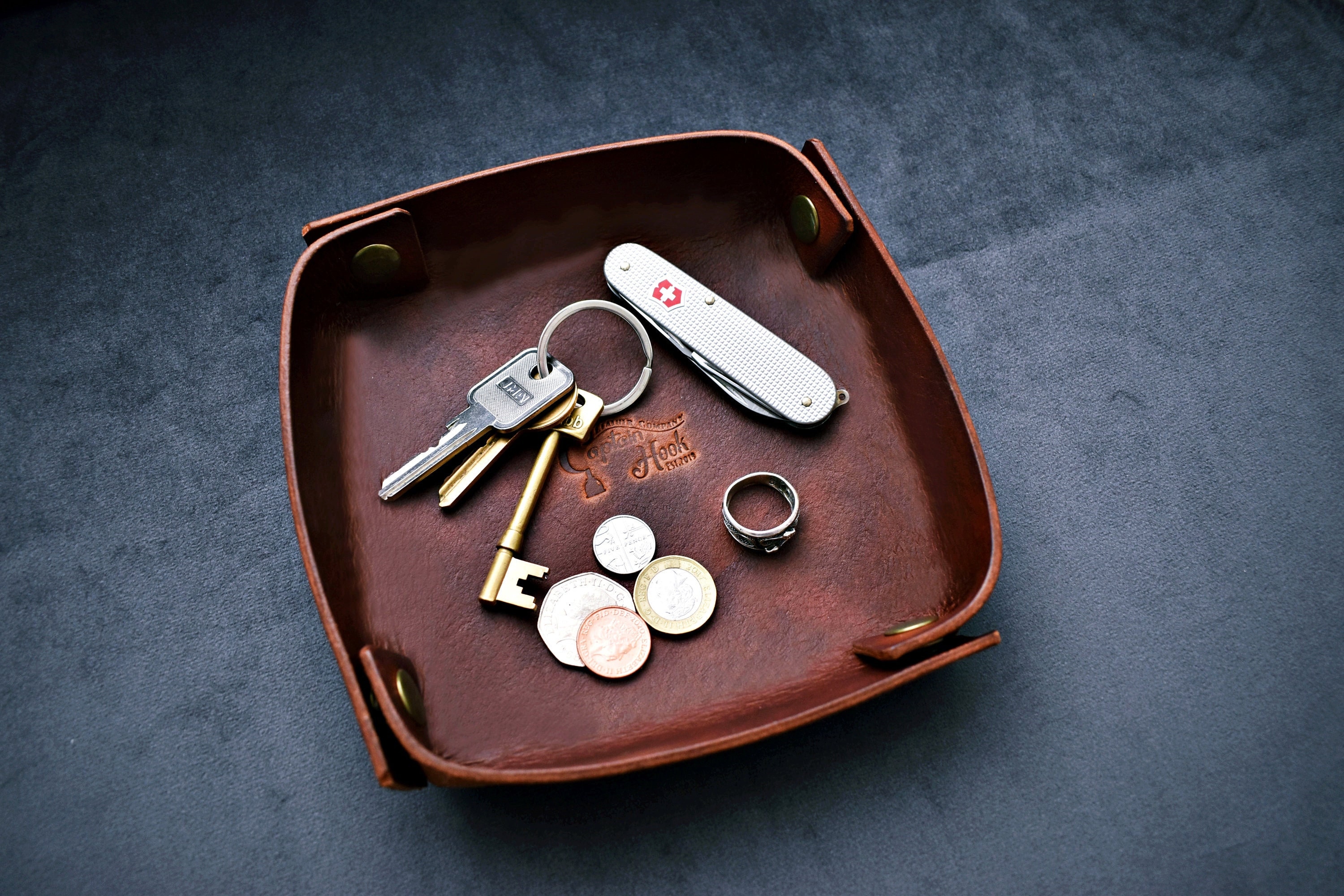 Personalized Leather EDC Tray - Etsy