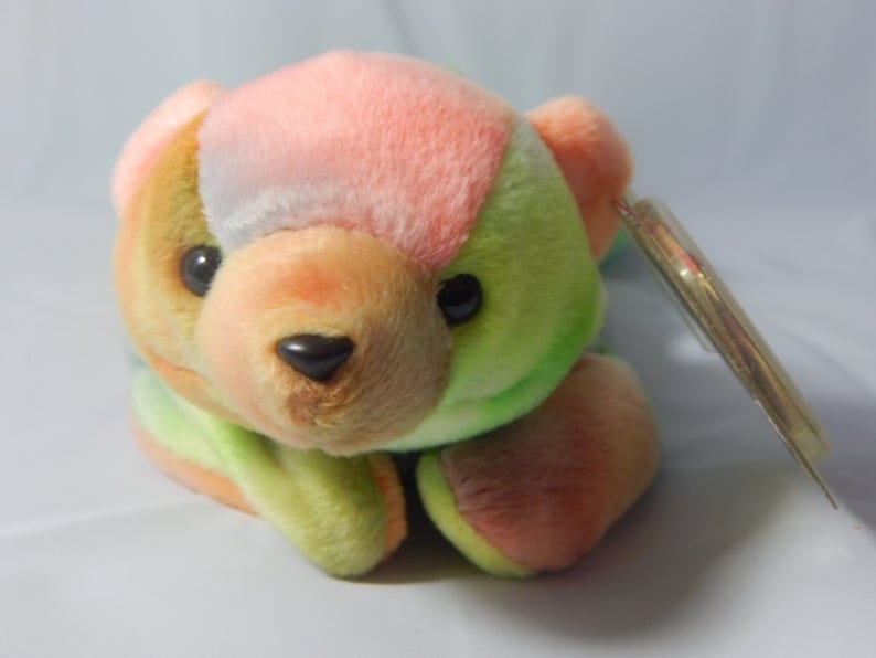 Ty Beanie Baby Sammy Bear Excellent Condition Tye Dyed - Etsy