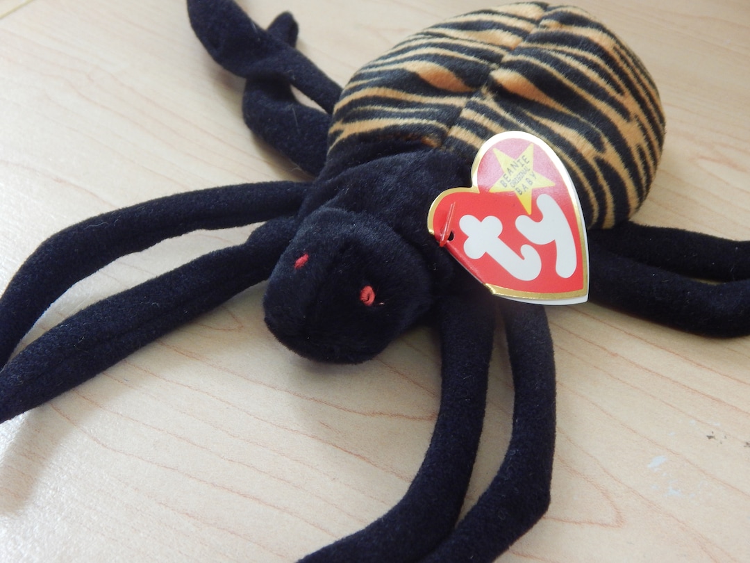 Ty Beanie Baby Spinner the Spider, Rare Ty Beanie Babie, Beanie Baby ...