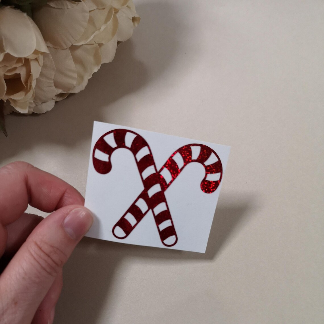 Candy Canes Vinyl Decal Sticker Custom Planner - Etsy