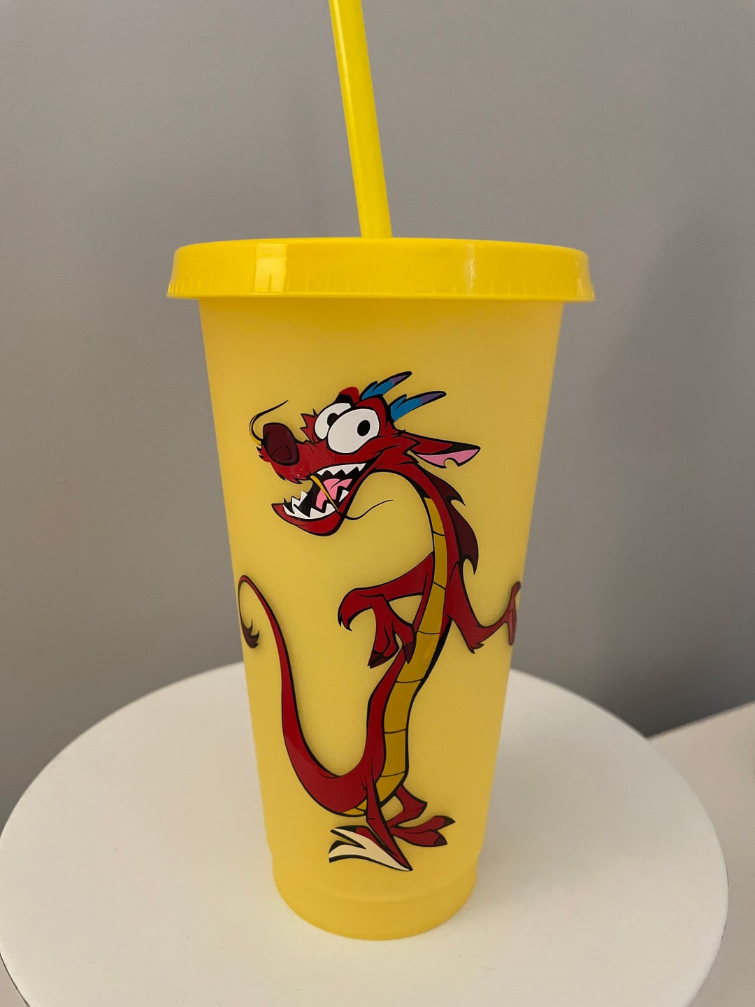 Personalized Disney Inspired Yellow Color Changing Cup Mushu Mulan - Etsy