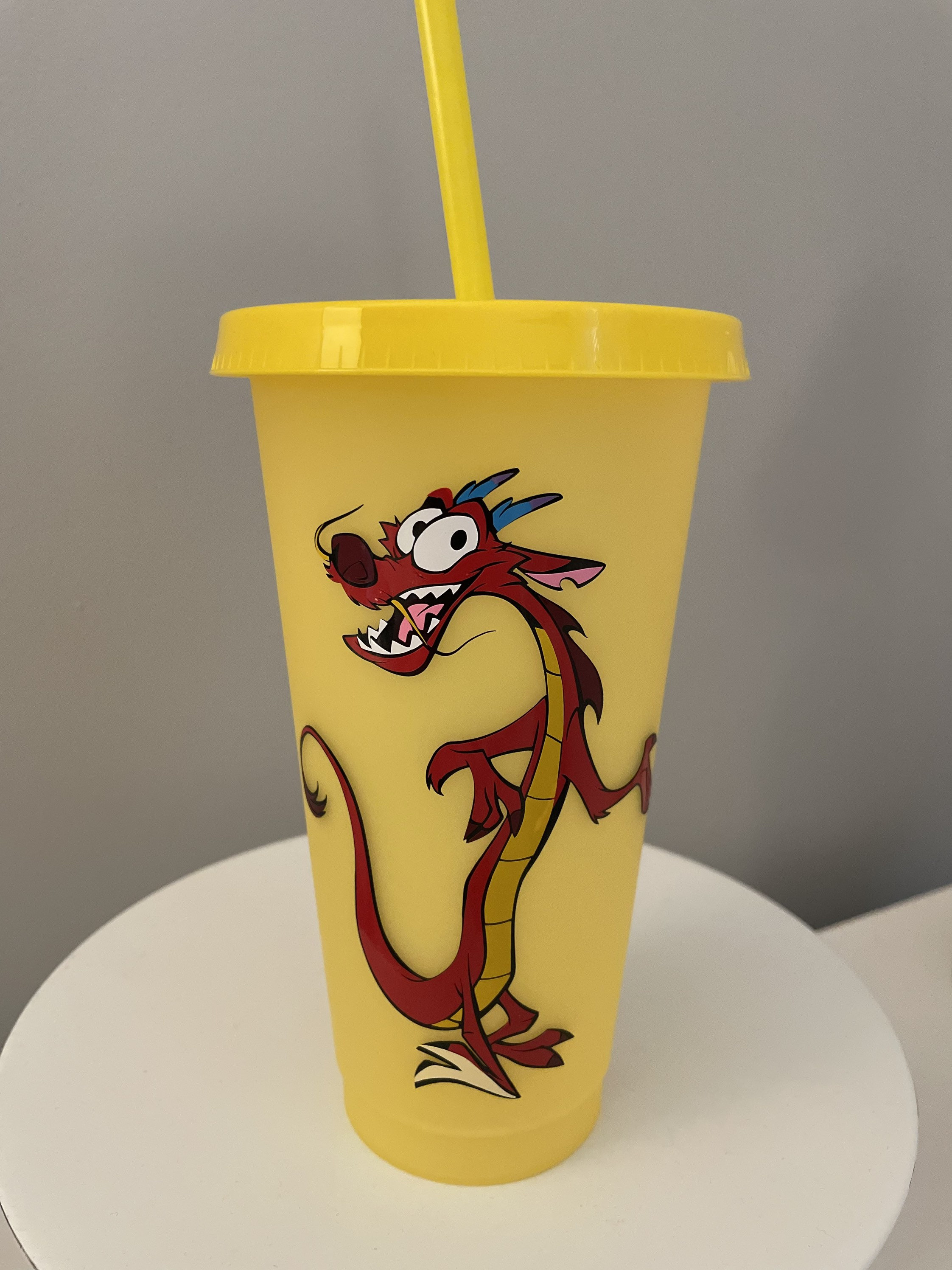 Personalized Disney Inspired Yellow Color Changing Cup Mushu - Etsy