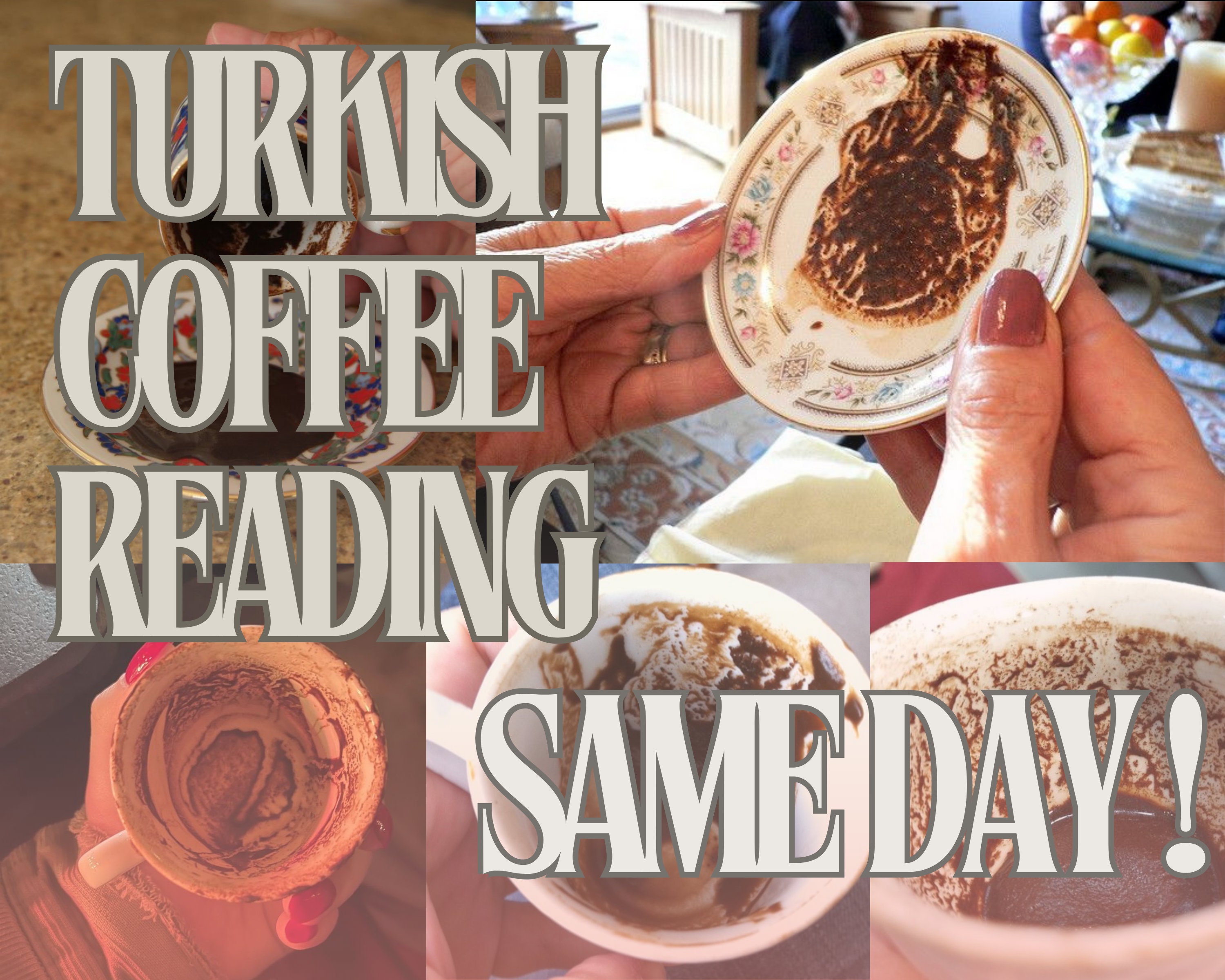 Turkish Coffee Cup Reading, Same Day Turkish Coffee Reading, Fortune ...