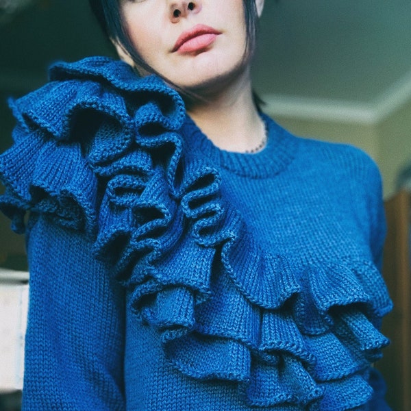 Hand Knit Sweater - Etsy