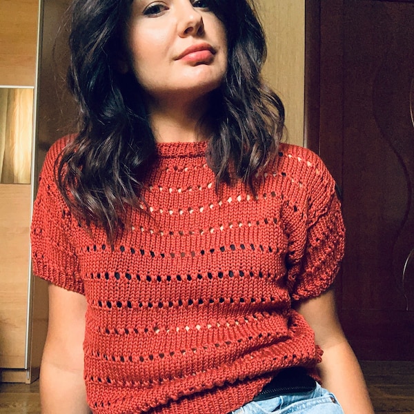 Open Knit Sweater - Etsy