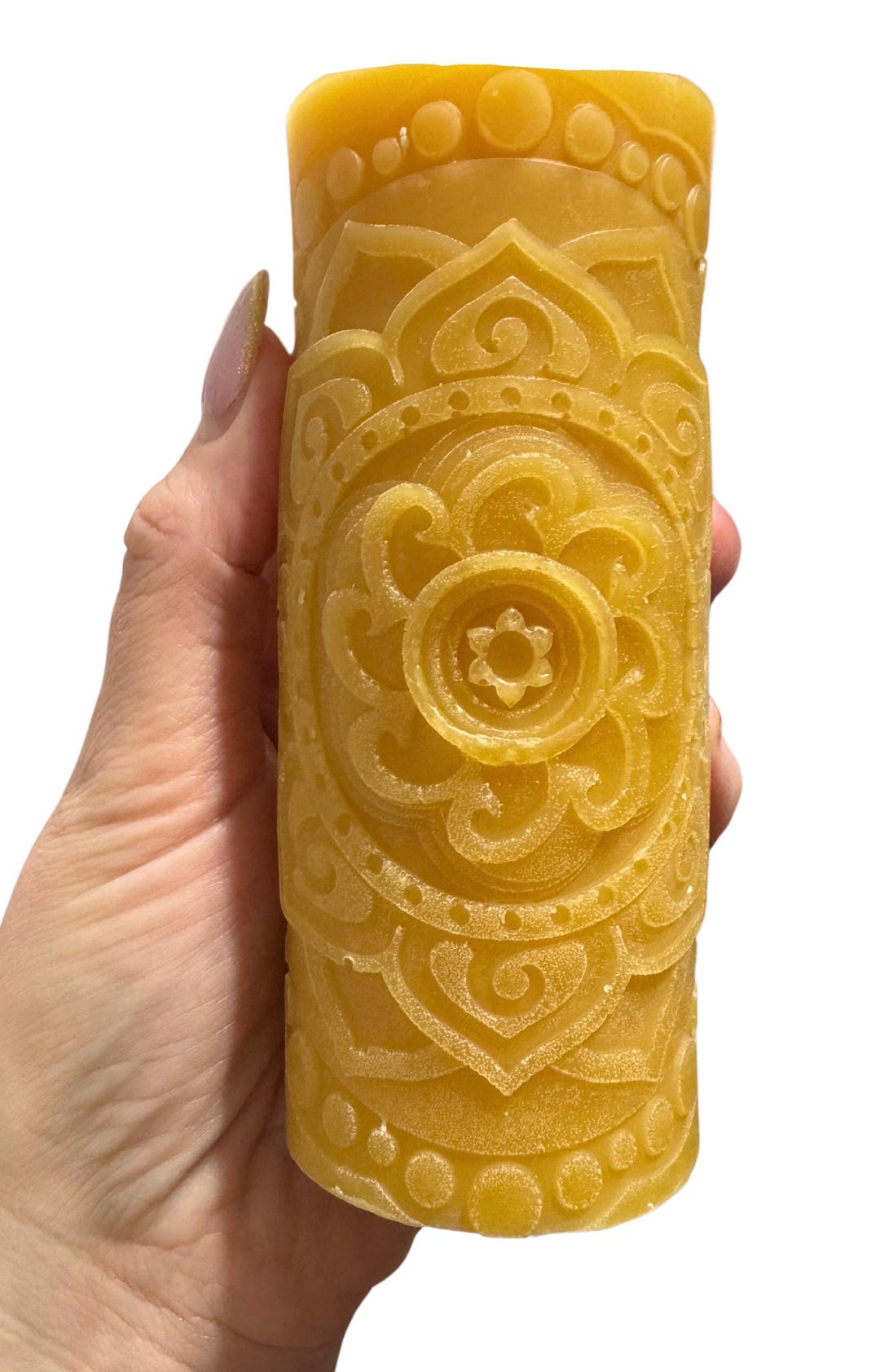 Large Moon Phases Pure Beeswax Candle Half Pound Raw Beeswax - Etsy Canada