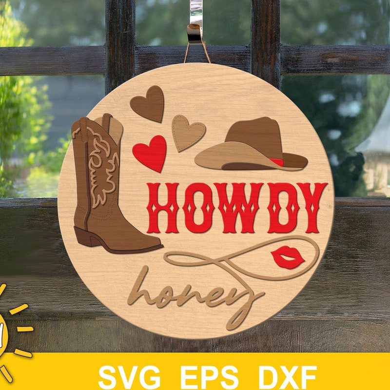 Howdy Sign - Etsy