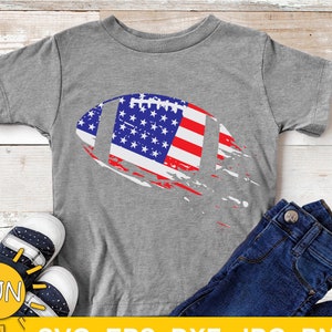 Football Distressed US Flag Football Brushstroke SVG Svg - Etsy