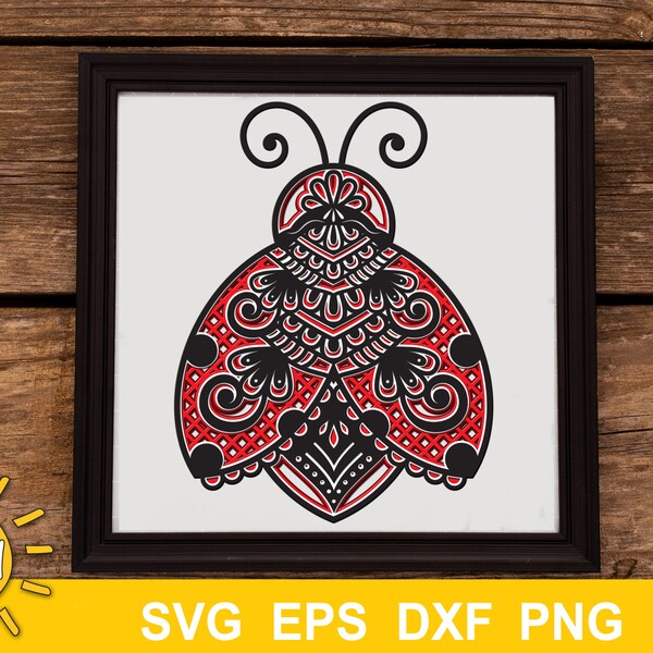3d Lady Bug Svg - Etsy