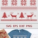 Christmas SVG Nordic Sweater Patterns and Elements SVG Mini Bundle - Etsy