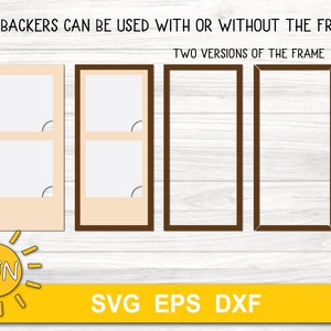 Leaning Sign Backers SVG Bundle | Interchangeable Base for Leaning ...