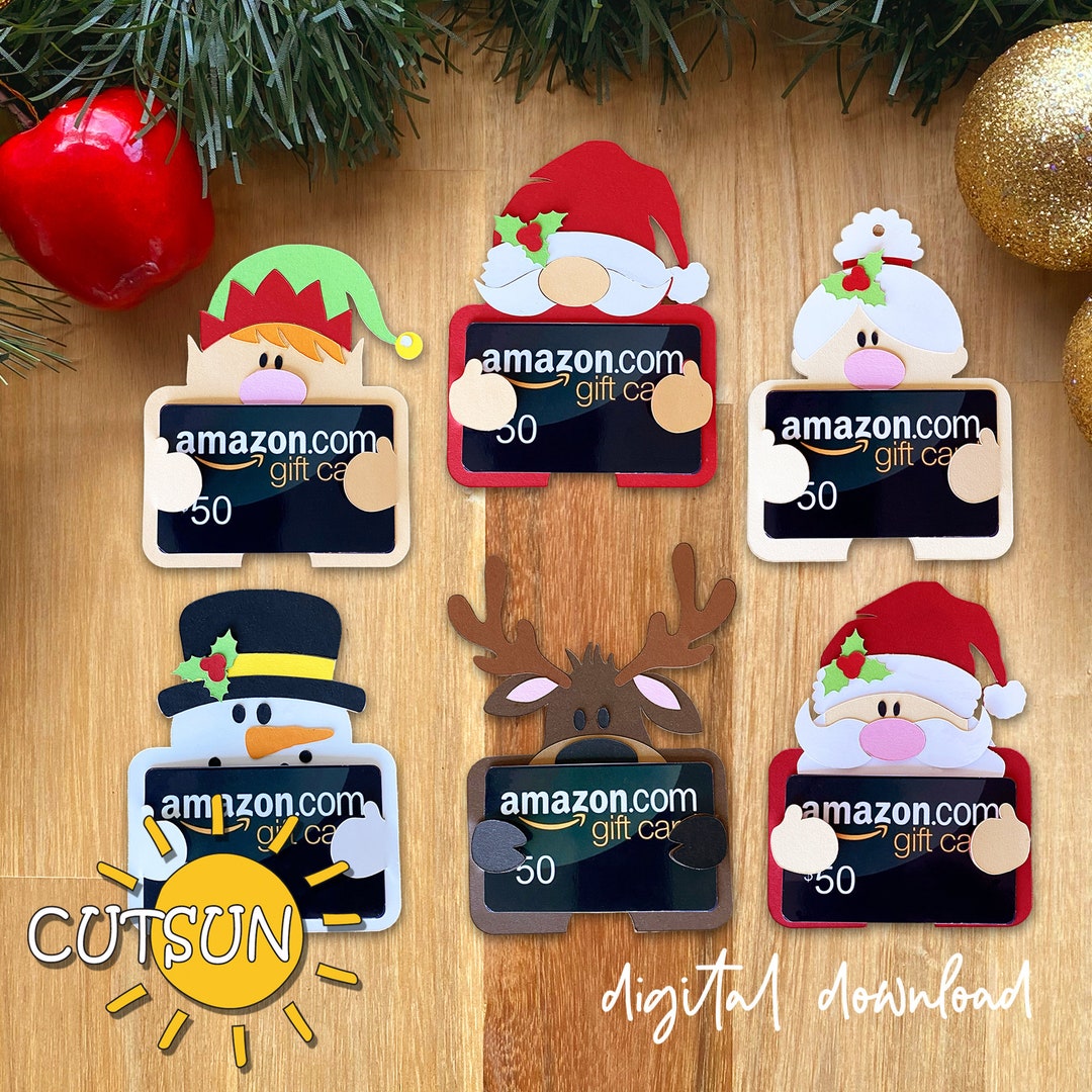 Christmas Gift Card Holders SVG Bundle | Cricut SVG Bundle | Silhouette ...