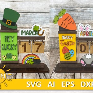 Interchangeable Calendar SVG Bundle | Eternal Calendar Starter Pack ...