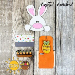 Happy Easter SVG Add-on for Interchangeable Camper | Easter Bunny Shelf ...