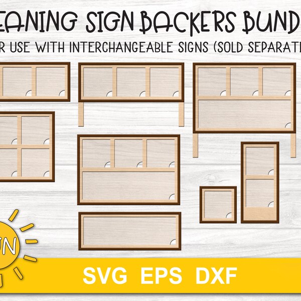 Laser Cut Sign Backers - Etsy