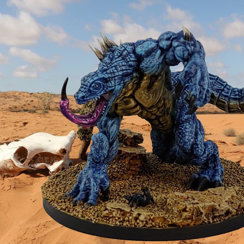 Lizard Man Miniature - Etsy