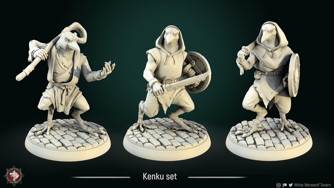 Kenku Warrior Miniatures | Fantasy Miniature | Dnd Miniatures | DND ...