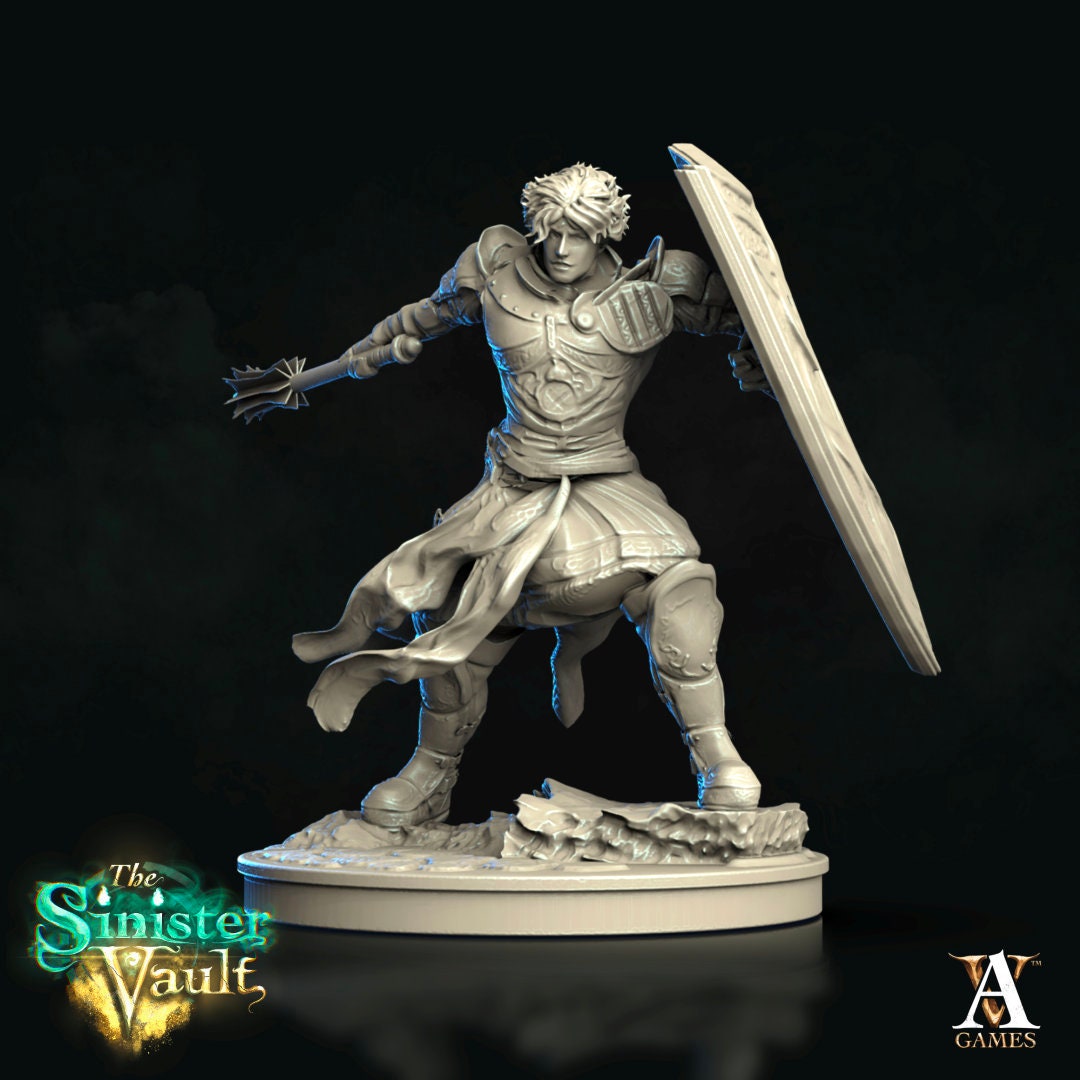 Cleric of the Sun Miniature - Dnd Miniatures - Role Playing Game ...