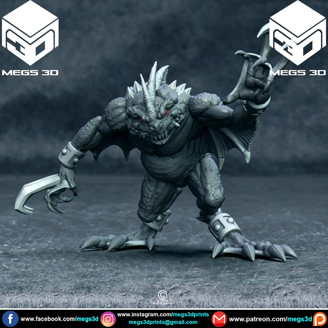Gray Slaad Miniature | Fantasy Miniature | Dnd Miniatures | DND ...