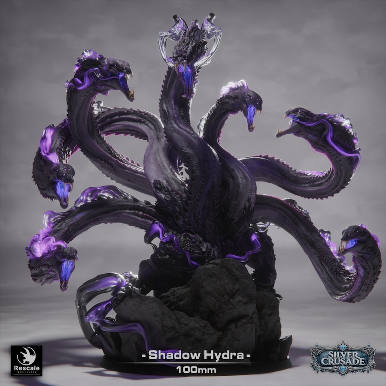 Shadow Hydra Miniature - Dnd - Role Playing Game - Tabletop Figures ...