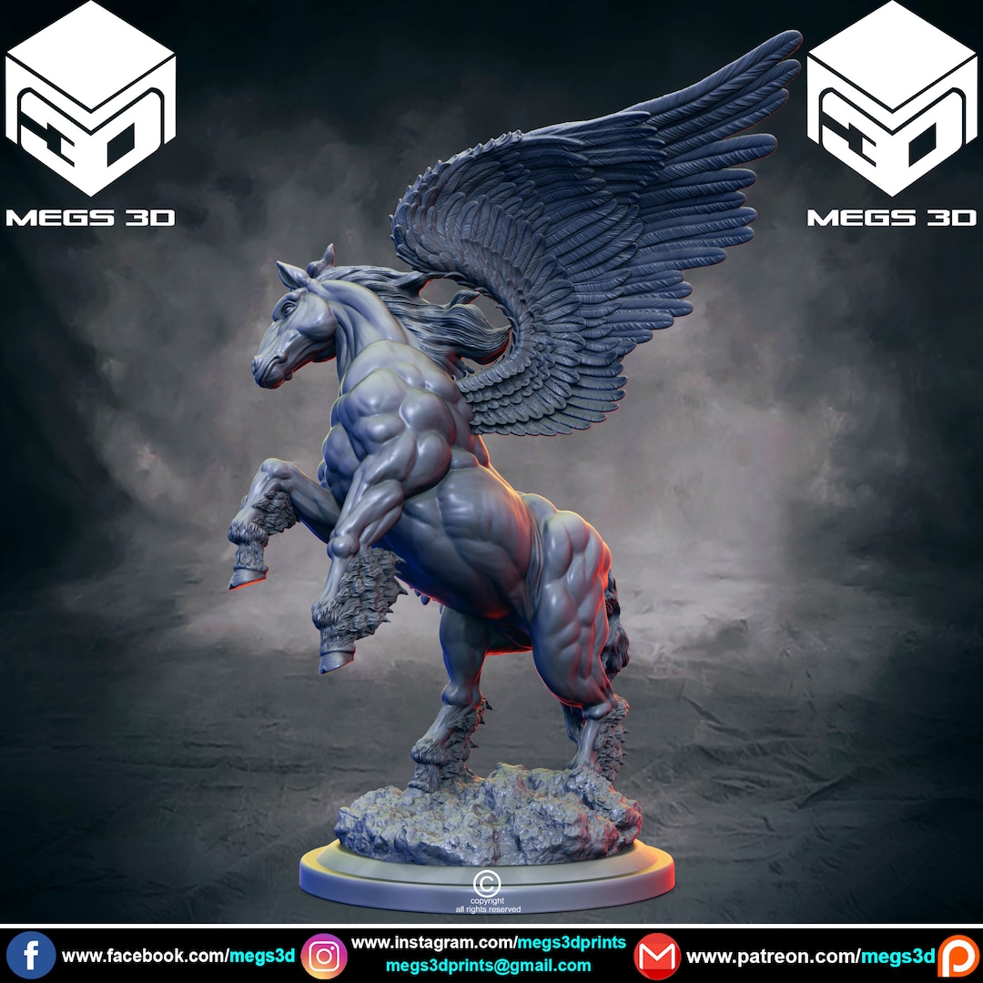Pegasus Miniature Dnd Miniatures Role Playing Game Tabletop Miniature ...