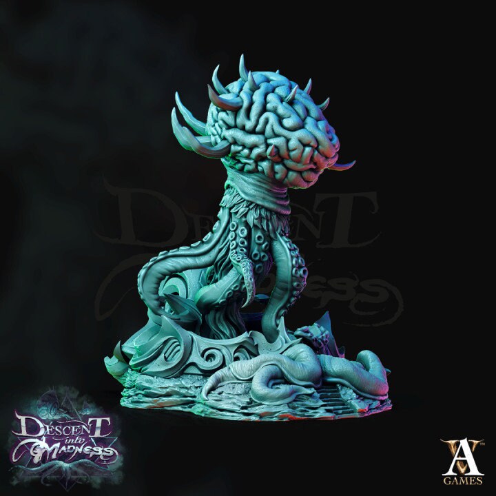 Elder Brain DnD miniatures Jeu de rôle Pathfinder Tabletop | Etsy