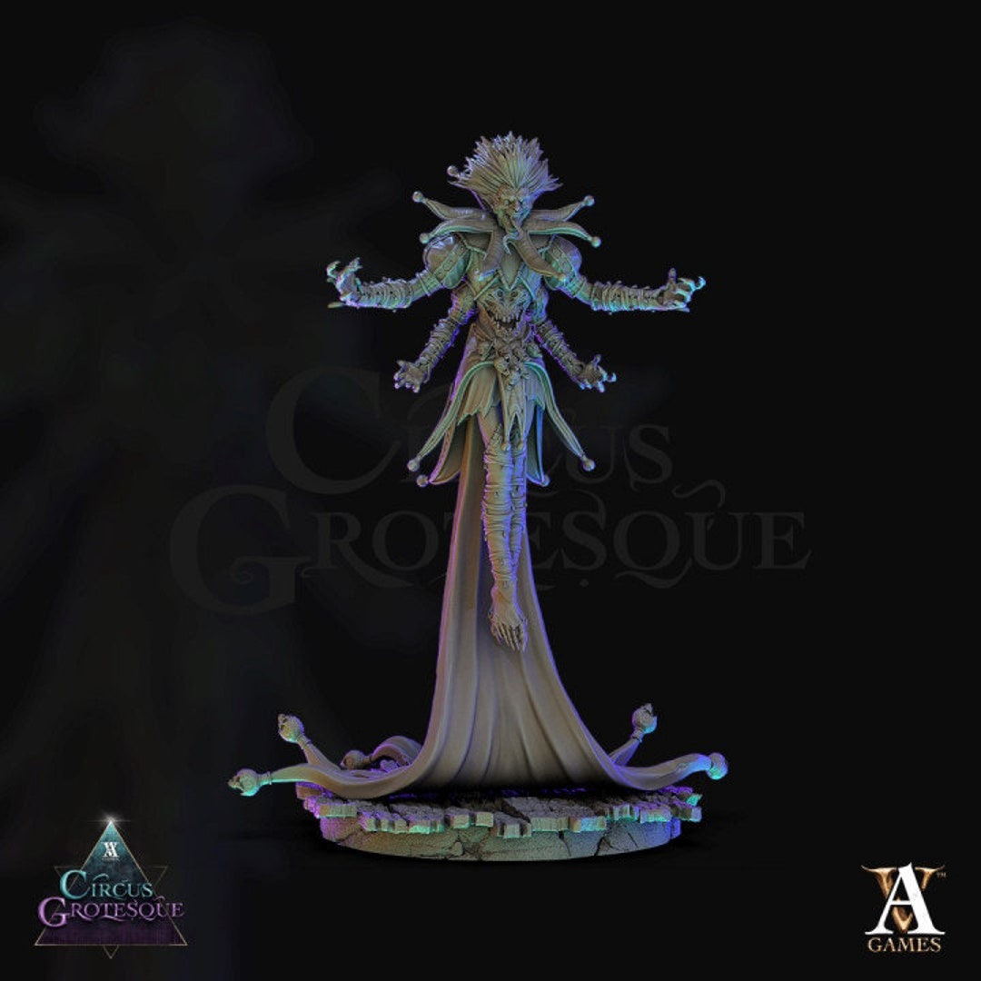 The Grinning God Miniature - Dnd Miniatures - Role Playing Game ...