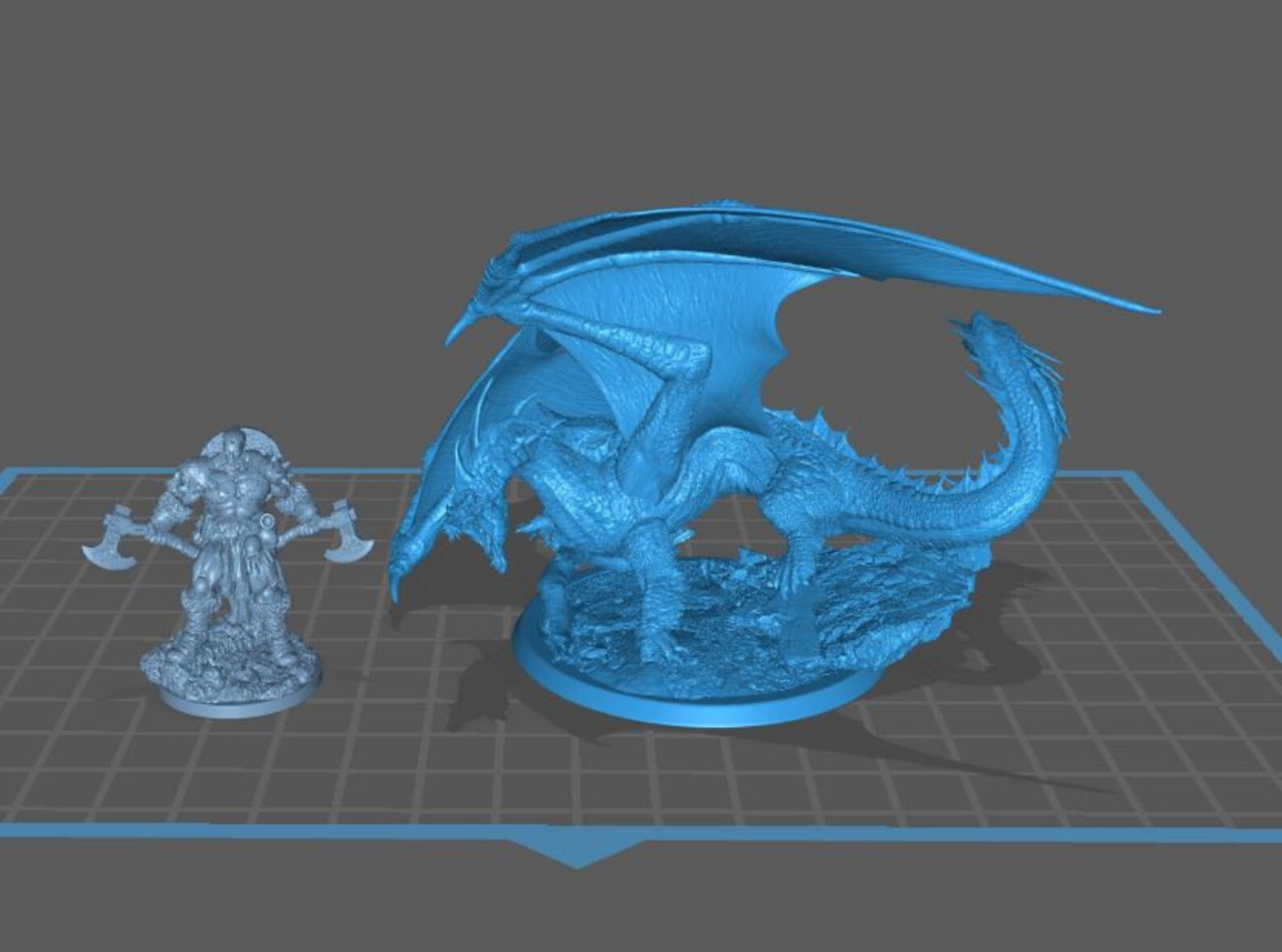 Brine Dragon Miniature Lord of the Print Dnd Miniatures - Etsy Canada