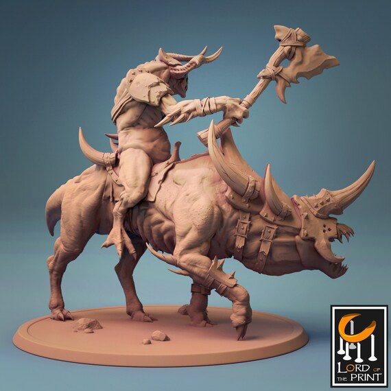 Role Playing Miniatures Toys Sigmar Bull Demon perfect for DnD Tabletop ...