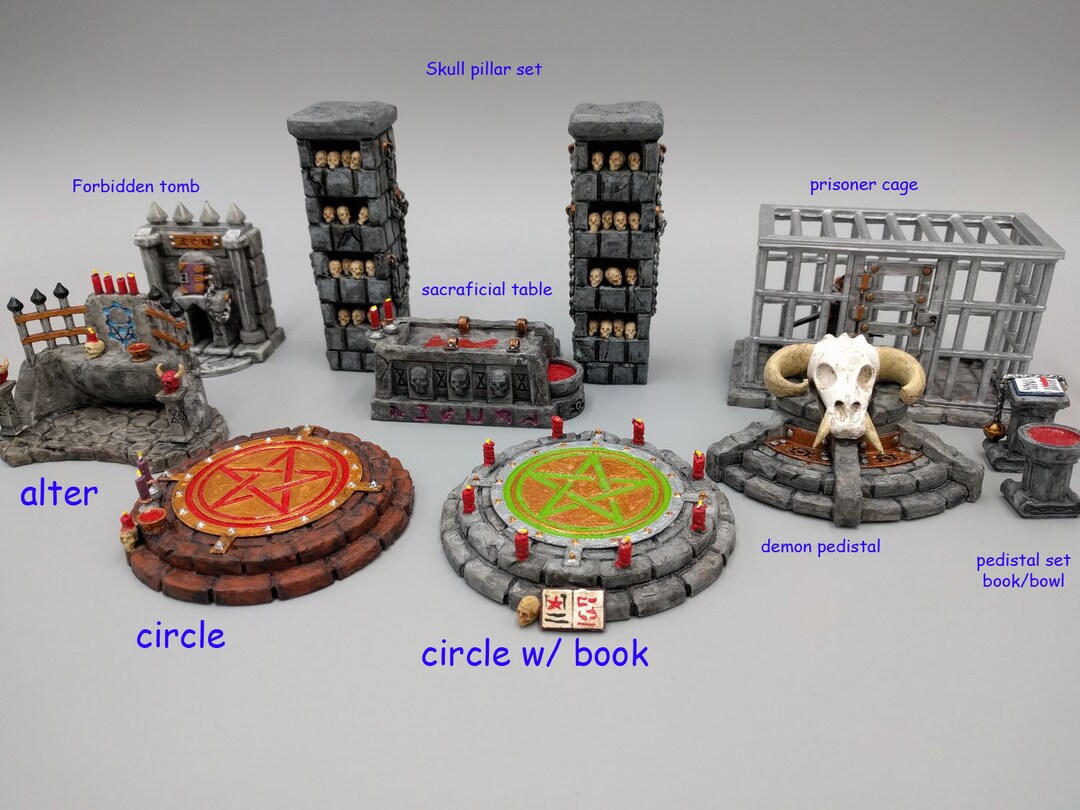 Occult Props Scatter Terrain - Heros Hoard - Fantasy - Role Playing ...