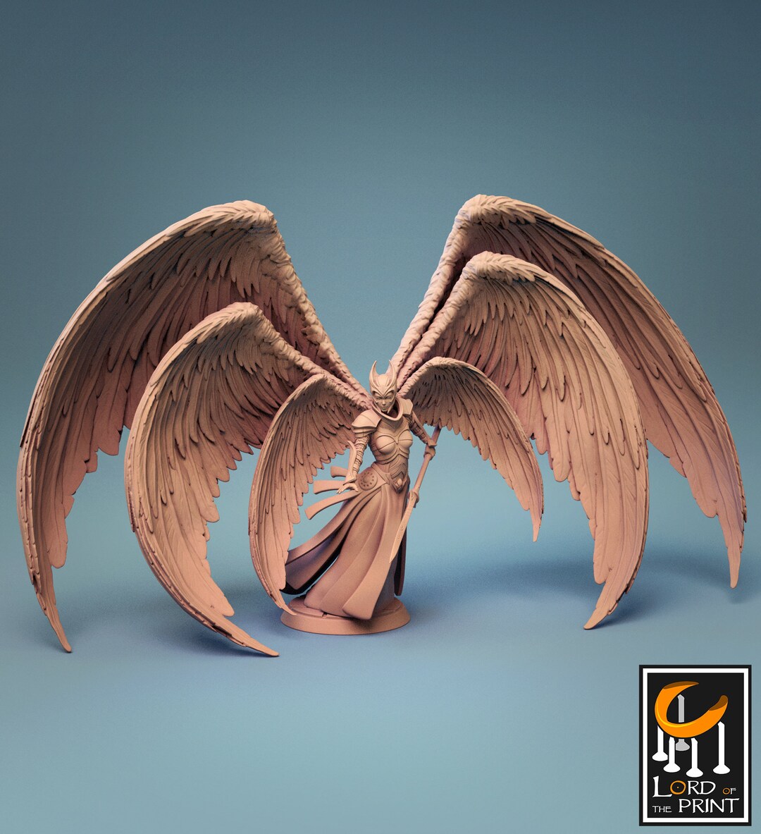Angel Miniature - Rescale Miniatures - Dnd Miniatures - Role Playing ...