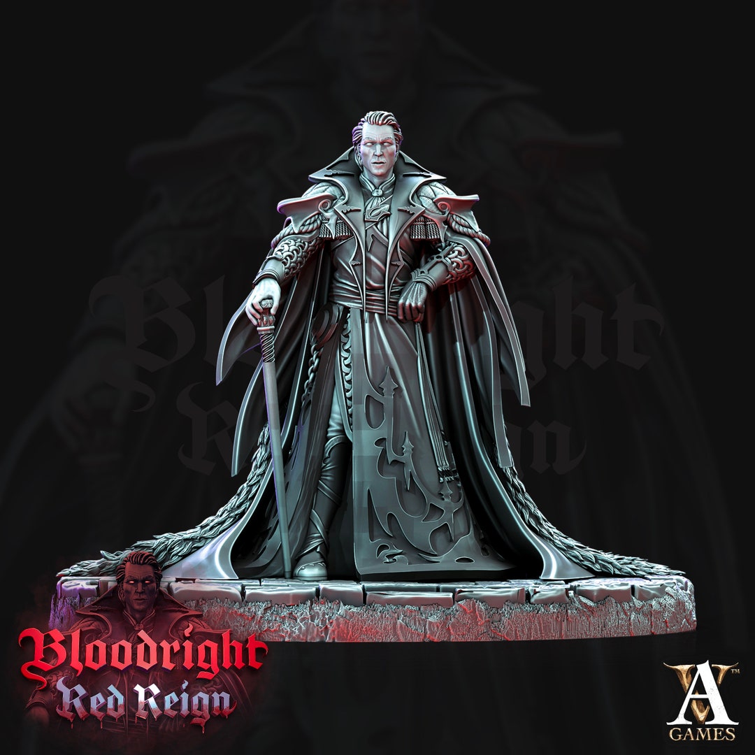 Vampire Count Miniature - Dnd Miniatures - Role Playing Game - Tabletop ...