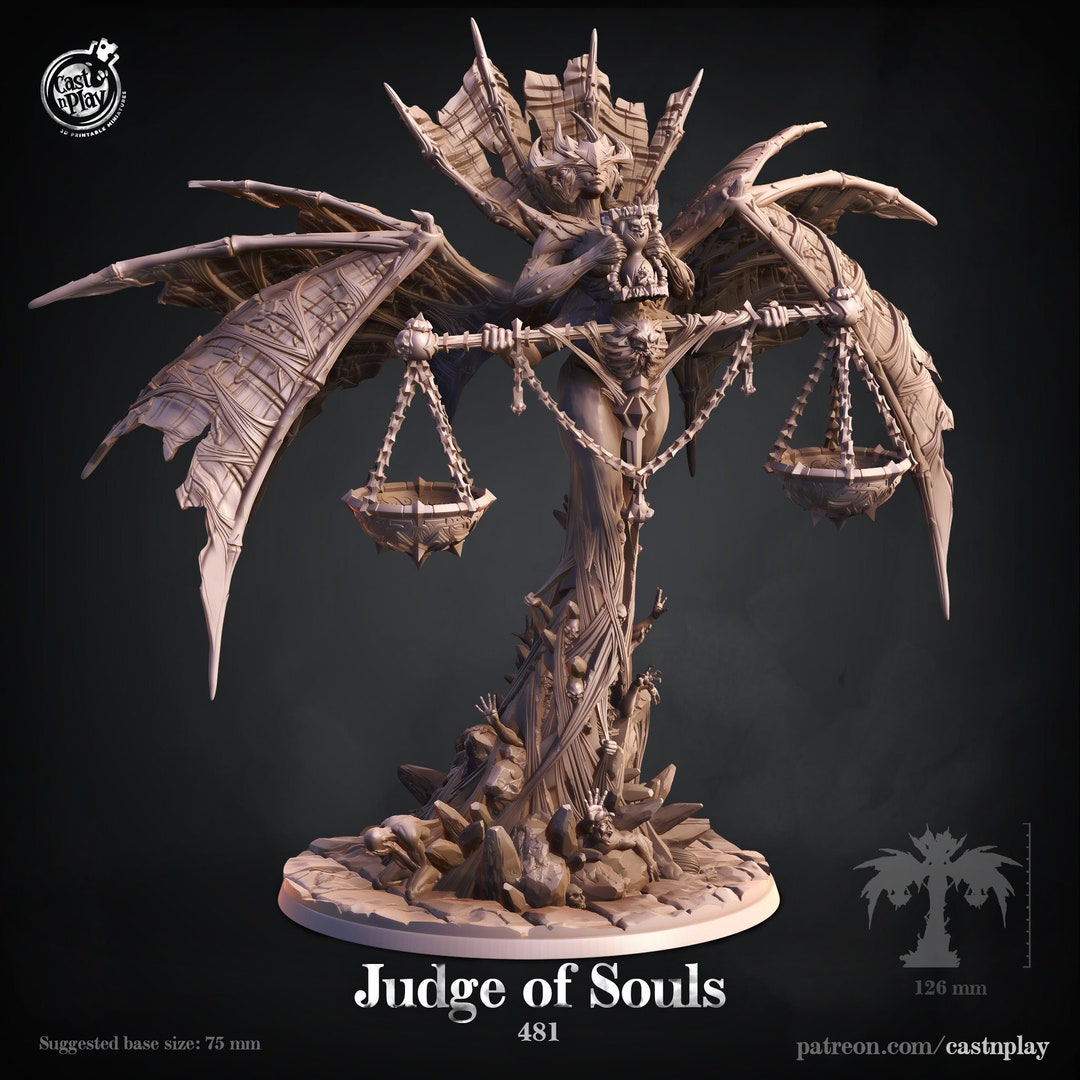 Judge of Souls Miniature Dnd Miniatures Role Playing Game Tabletop ...