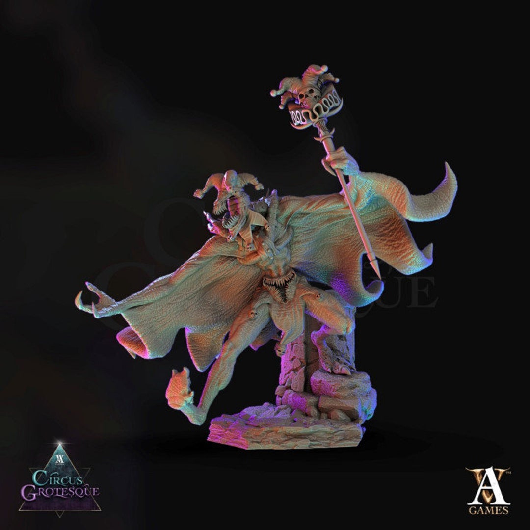 Court Jester Miniature - Dnd Miniatures - Role Playing Game - Tabletop ...
