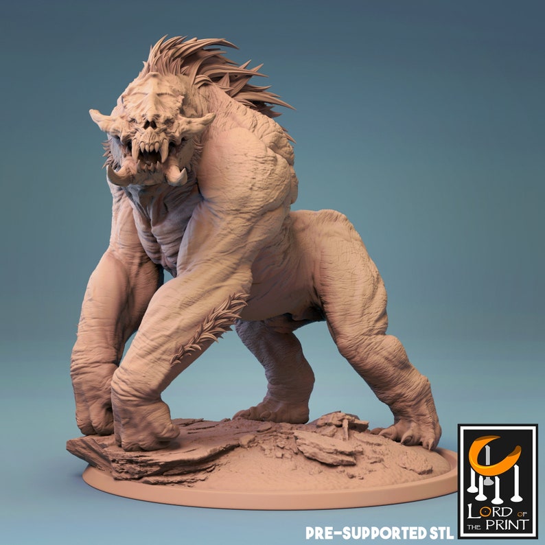 Barlgura Miniature - Rescale Miniatures - Dnd Miniatures - Role Playing ...