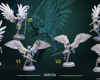 Valkyrie Miniature Dnd Miniatures Role Playing Game Tabletop Miniature ...