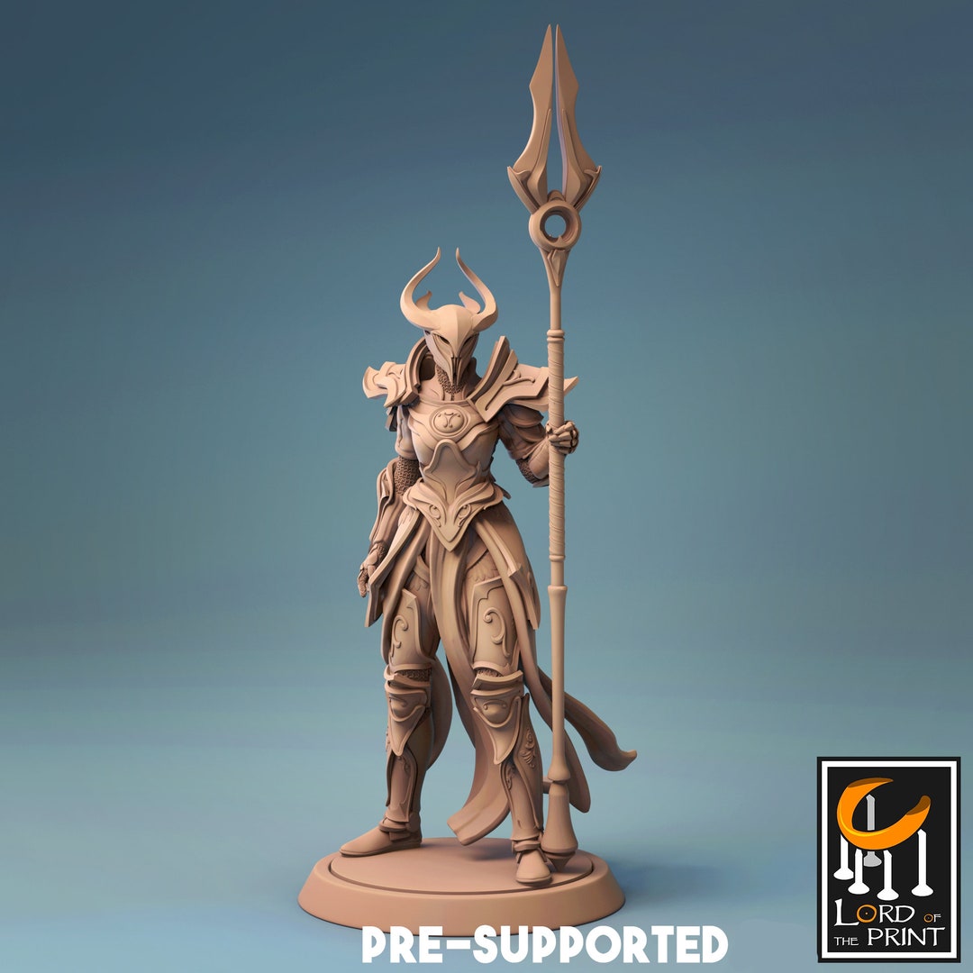 Celestial Guardian Miniature - Rescale Miniatures - Dnd Miniatures ...