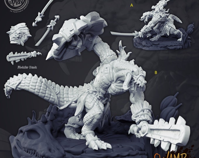 Fire Lizards Lahith the Lizard 28mm Miniatures for Tabletop Gaming dnd ...