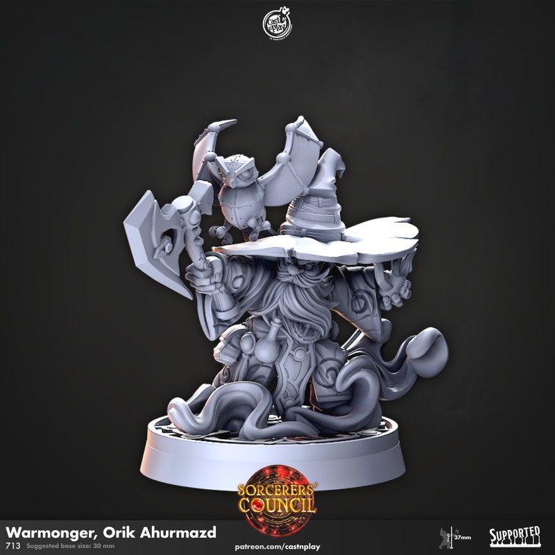 Dwarf Wizard Miniature - Etsy