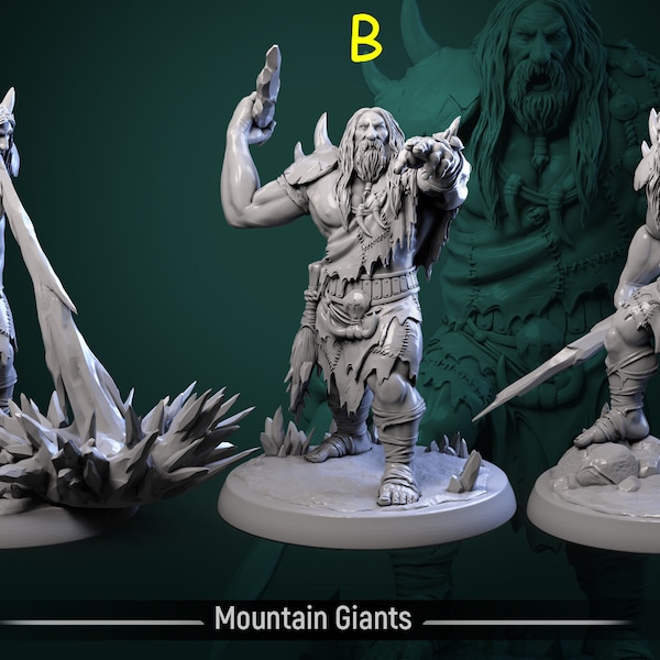 Mountain Giant Miniature - Etsy