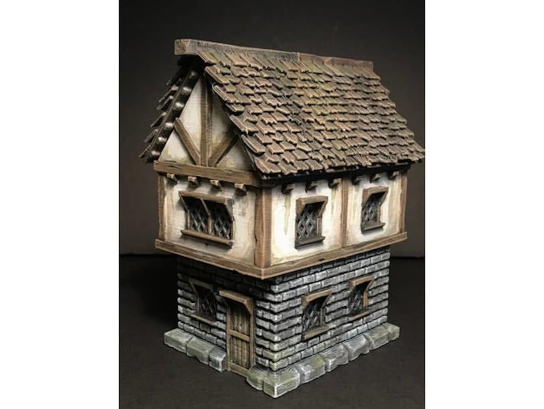 Village Cottage Terrain Scenery - Dungeons and Dragons - Fantasy Role ...