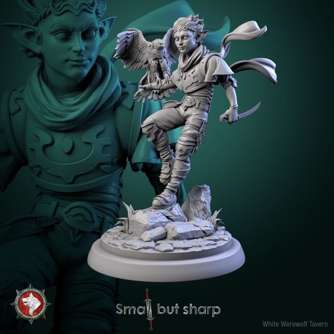 Halfling Fighter Miniatures - White Werewolf Tavern - Dnd Miniatures ...