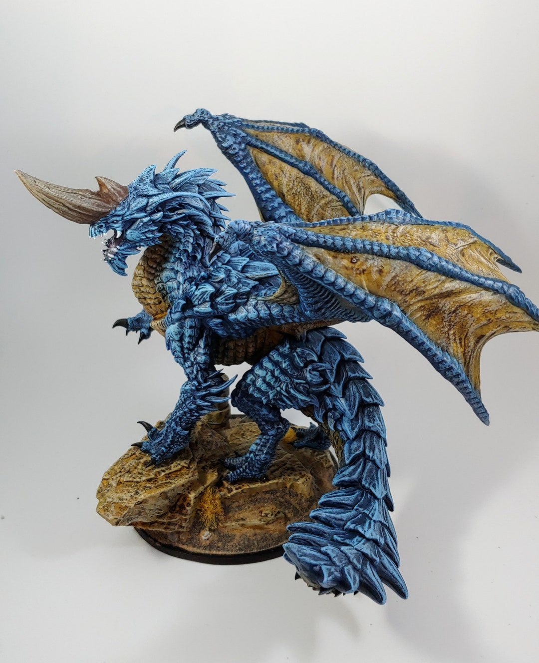 Chromatic Blue Dragon Miniature - Rescale Miniatures - Dnd Miniatures ...