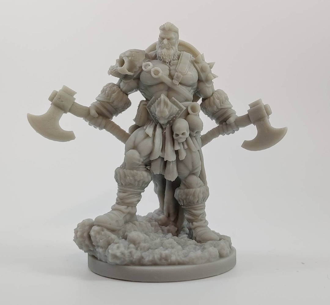 Barbarian Miniature | Fantasy Miniature | Dnd Miniatures | DND ...