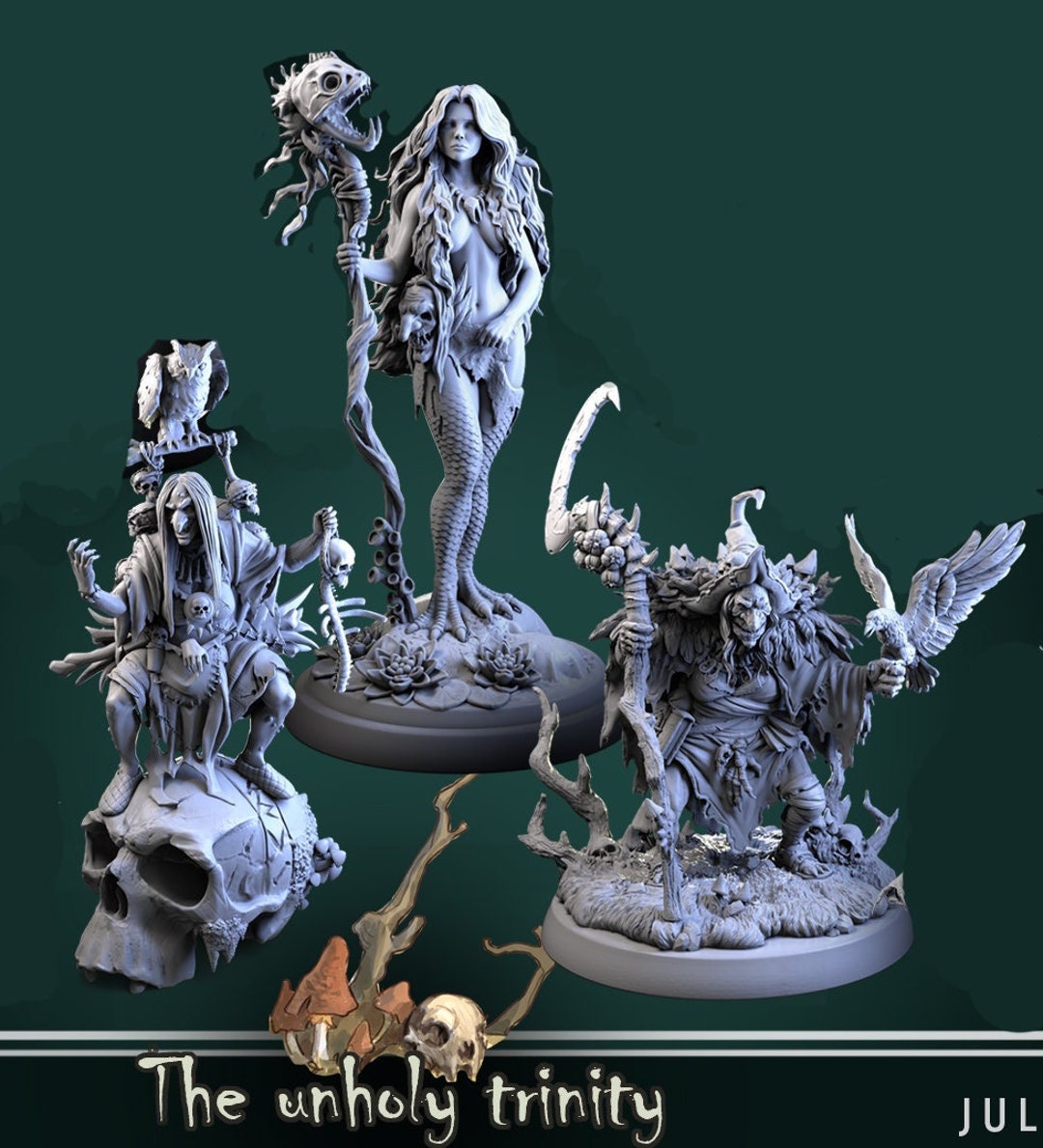 Hag Coven Miniature - White Werewolf Tavern - Dnd Miniatures - Role ...