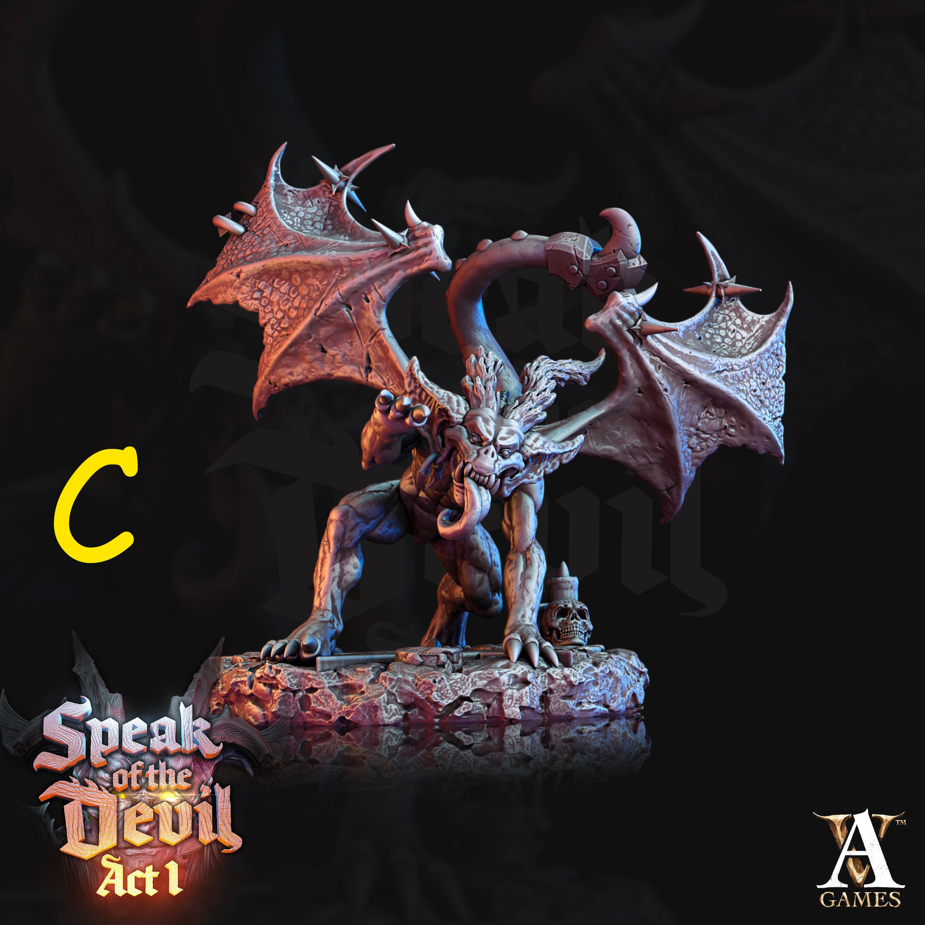 Imp Miniature Dnd Miniatures Role Playing Game Pathfinder - Etsy UK