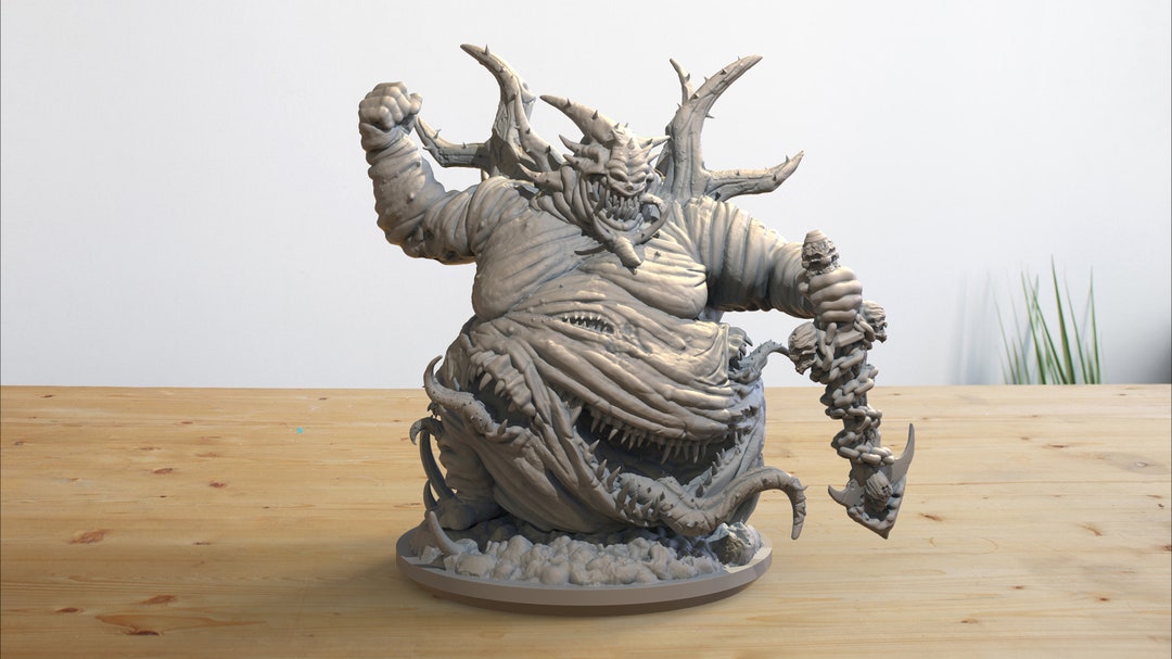 Greater Plague Demon Miniature - Dnd Miniatures - Role Playing Game ...